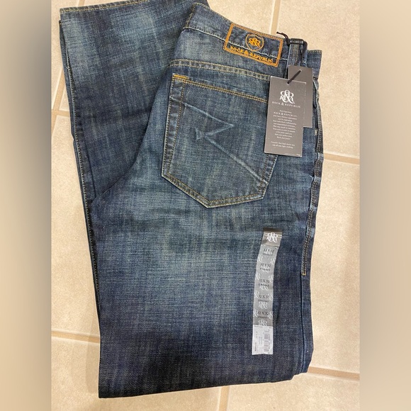 Rock & Republic | Jeans | Rock Republic Mens Dark Blue Relaxed Jeans ...